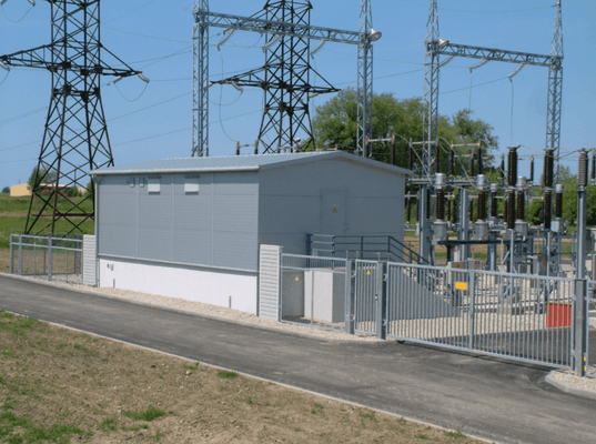 Prefabricated substation buildings