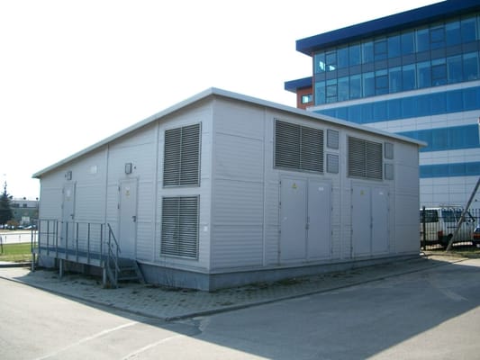 Prefabricated substation buildings